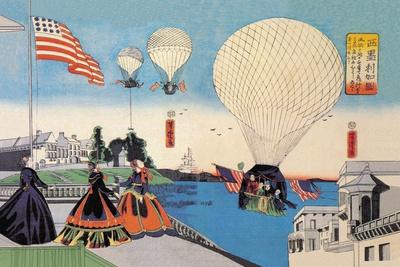 'American Hot Air Balloons Take Flight' Poster | AllPosters.com