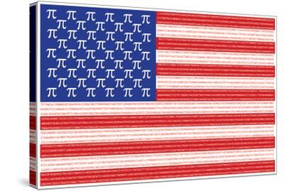 'American Pi' Stretched Canvas Print - SM Design | AllPosters.com
