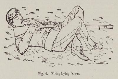 Firing Lying down (Engraving) Giclee Print - American School ...