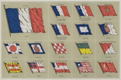 'Flags (Colour Litho)' Giclee Print - American School | AllPosters.com