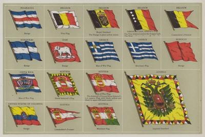 'Flags (Colour Litho)' Giclee Print - American School | AllPosters.com