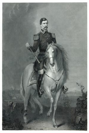 'Maj. Gen. B. Mcclellan, Commanding United States Army, Pub. C.1862 ...