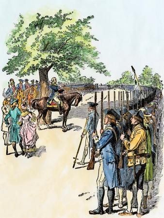 'American War of Independence (American Revolution) (1775-1783): George ...