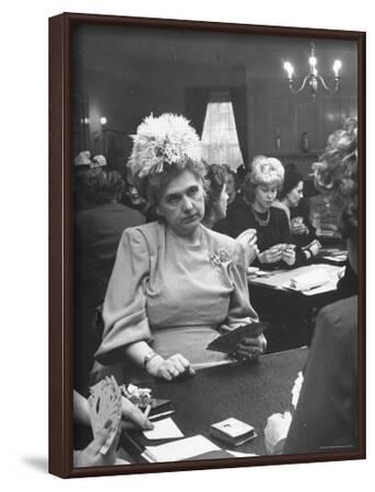 'American Women Playing Bridge' Photographic Print - Nina Leen ...