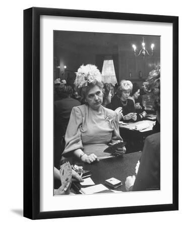 'American Women Playing Bridge' Photographic Print - Nina Leen ...