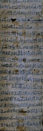 'Amulet, Vertical Strip of Papyrus Written in Handwriting Similar to ...