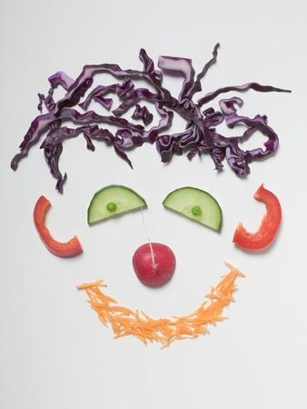 'Amusing Vegetable Face' Photographic Print | AllPosters.com