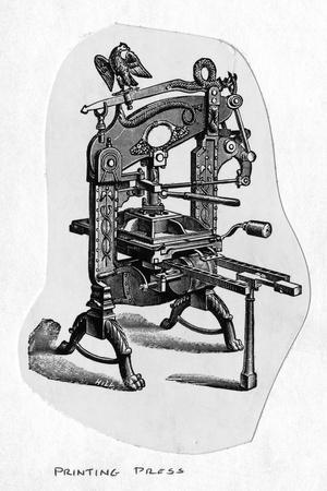 An Early Printing Press Giclee Print | AllPosters.com