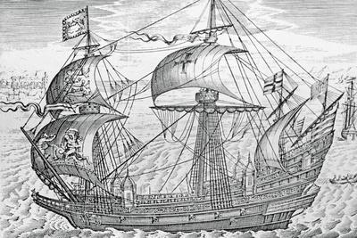 'An Elizabethan Galleon' Giclee Print | AllPosters.com
