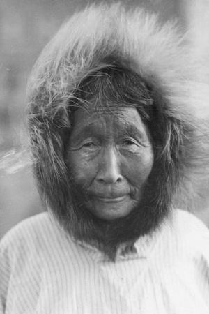 'An Old Woman from Point Barrow, Alaska, 1921-24' Photographic Print ...