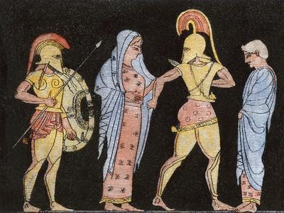 'Ancient Greece: the Capture of Helene, Queen of Sparta by the Trojan ...