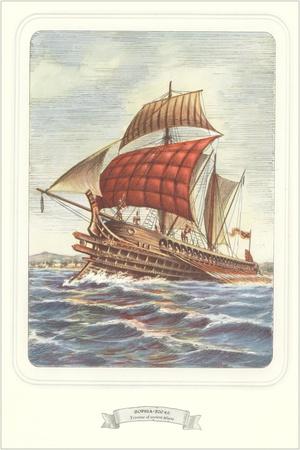 'Ancient Greek Trireme' Art | AllPosters.com