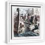 Ancient History. Greece. Sacking of a town by Greek pirates. German ...