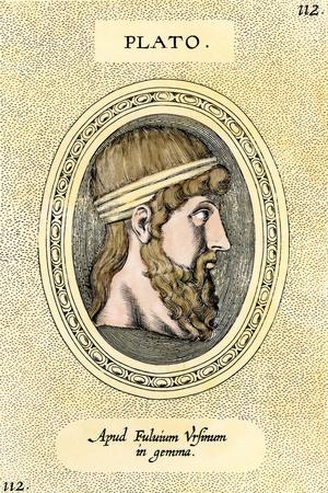 'Ancient History: Portrait of Plato (428 or 427-347 or 346 Bc), Greek ...