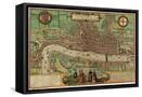 'Ancient Map of London 1572' Giclee Print | AllPosters.com