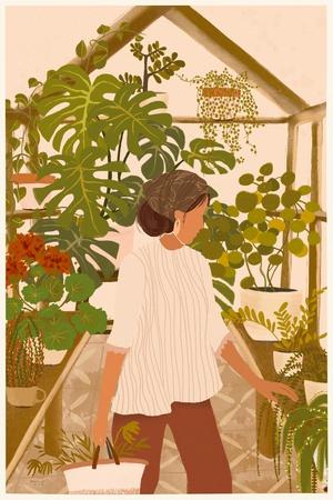 'Greenhouse' Giclee Print - Andi Bell Art | AllPosters.com