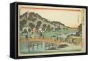 'Akabane Bridge in Shiba (Shiba Akabanebashi no zu), from the series ...
