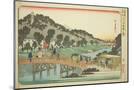 'Akabane Bridge in Shiba (Shiba Akabanebashi no zu), from the series ...