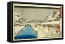 'Snow at Akabane Bridge in Shiba (Shiba Akabane no yuki), from the ...