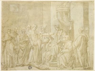 'Saints Peter and Paul Disputing with Simon Magus before Nero (recto ...