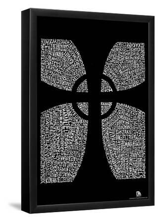 'Angels Names Cross Text Poster' Prints | AllPosters.com