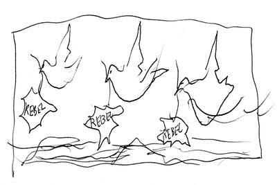 'Animal Farm, p45 Chapt 4, 1995 (drawing)' Giclee Print - Ralph ...