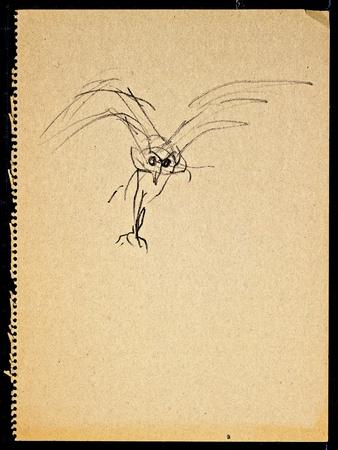 'Animals (birds) (drawing)' Giclee Print - Ralph Steadman | AllPosters.com