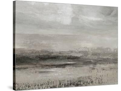 'Pewter Coastline - Watch' Stretched Canvas Print - Anne Rushout | AllPosters.com