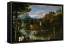 'Annibale Carracci (Attribution) / 'Landscape with Bathers', Late 16th ...