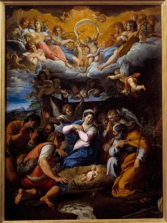 'The Adoration of Shepherds Painting by Annibale Carracci or Annibal ...