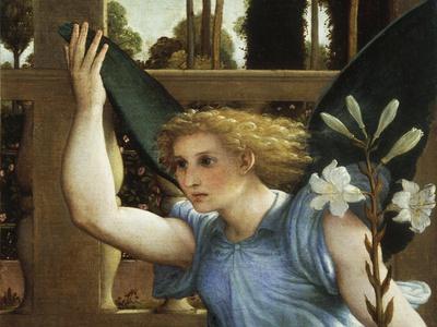 'Announcing Angel, Detail from the Annunciation, Ca 1434' Giclee Print ...