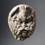 'Antefix Depicting Head of Achelous, River God, Terracotta Sculpture ...