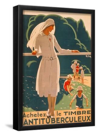 'Anti Tuberculosis French Vintage Ad Poster Print' Prints | AllPosters.com