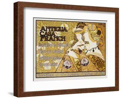'Antigua Casa Franch Poster' Giclee Print - Alejandro De Riquer ...