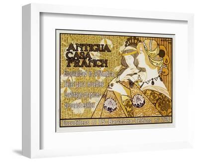 'Antigua Casa Franch Poster' Giclee Print - Alejandro De Riquer ...