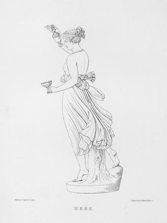 'Antonio Canova: Hebe (Engraving)' Giclee Print - Antonio (after ...