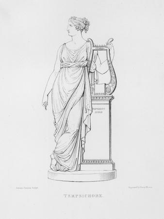 Antonio Canova: Terpsichore (Engraving) Giclee Print - Antonio (after ...