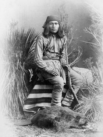 'Apache Leader, 1885' Photographic Print - George Benjamin Wittick ...