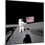 'Apollo 14 Astronaut Alan B Shepard Stands by the US Flag on the Lunar ...