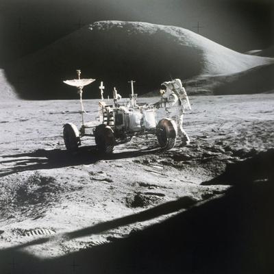 'Apollo 15 Moonwalk 1971' Photographic Print | AllPosters.com