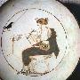 Apollo offering a libation to the raven, kylix, 5th century BC Giclee ...