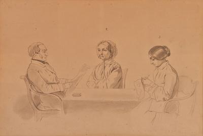 'Apollon Ivanovich Sytin (1795-1862) with his wife Louise and her ...