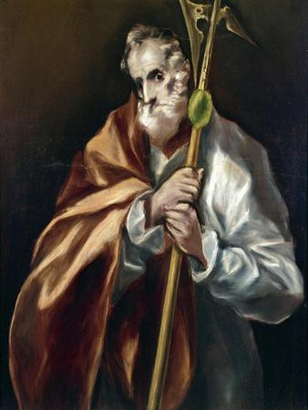 'Apostle Saint Thaddeus by El Greco' Giclee Print | AllPosters.com