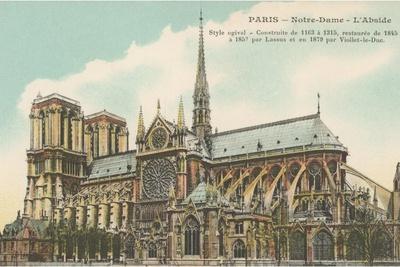 Apse of Notre Dame, Paris Prints | AllPosters.com