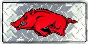 'AR Razorbacks Diamond' Tin Sign | AllPosters.com