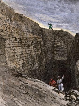 'Archeological Excavations: Discovered a Room in the Ruins of the ...