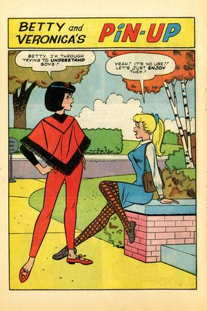 'Archie Comics Pin-Up: Betty and Veronica; Understanding Boys (Aged ...