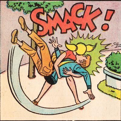 'Archie Comics Retro: Archie and Betty Comic Panel; Smack! (Aged ...