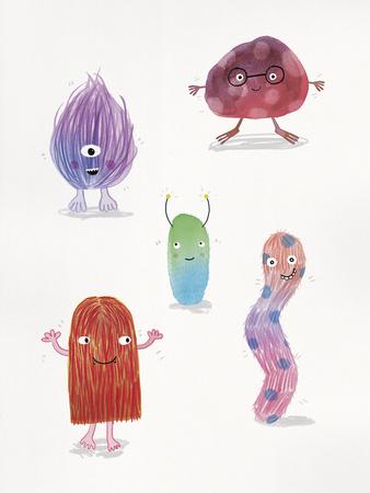 'Kooky Friends - Fun' Giclee Print - Archie Stone | AllPosters.com