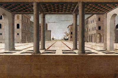 'Architectural Veduta, C. 1490' Giclee Print - Francesco di Giorgio ...